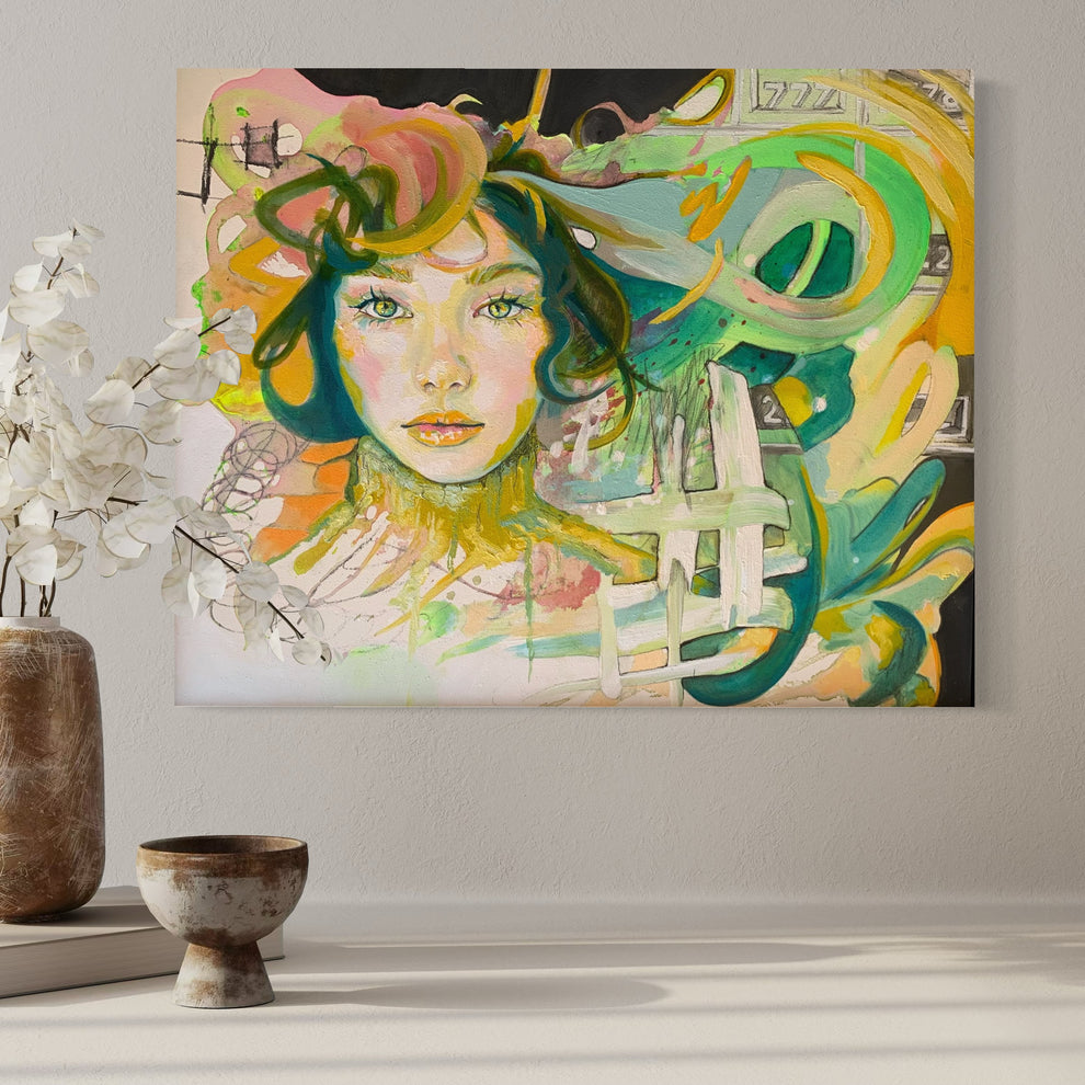 Original Oil Painting - ‘Peace amongst Chaos’ – Karen Ann Jones ~ artist