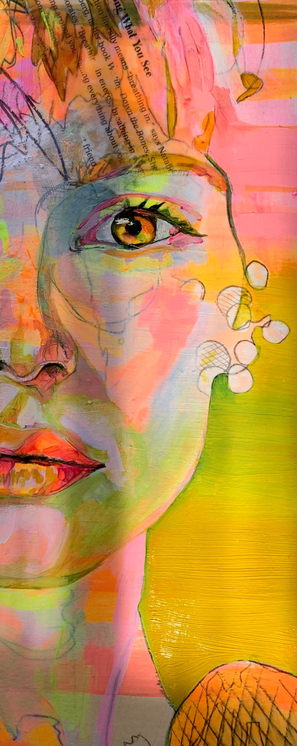 Embellished Print Oil painting - ‘What Sees You, Grows You’ – Karen Ann ...